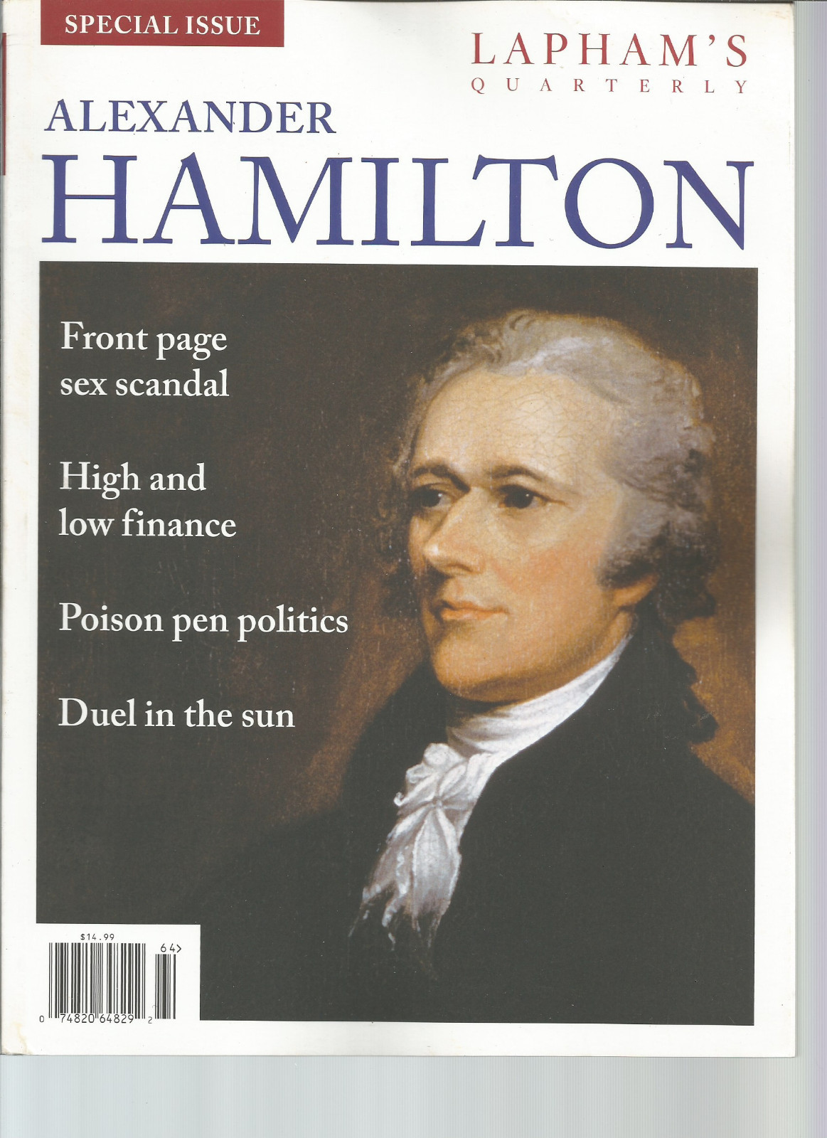 LAPHAM'S QUARTERLY MAGAZINE SPECIAL ISSUE ALEXANDER HAMILTON | eBay