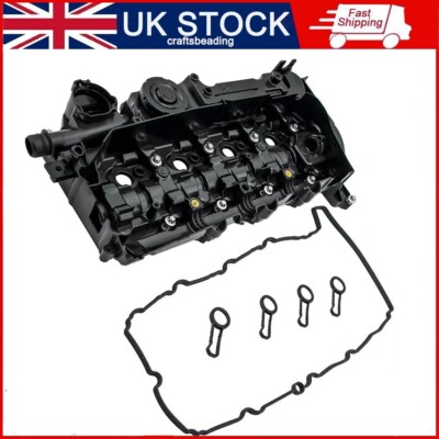 Cylinder Head Rocker Valve Cover with Gasket for BMW N47N 3 Series E90 ...