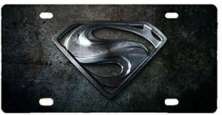 Superman Logo Aluminium License Plate | For All Vehicles | Aluminum ...