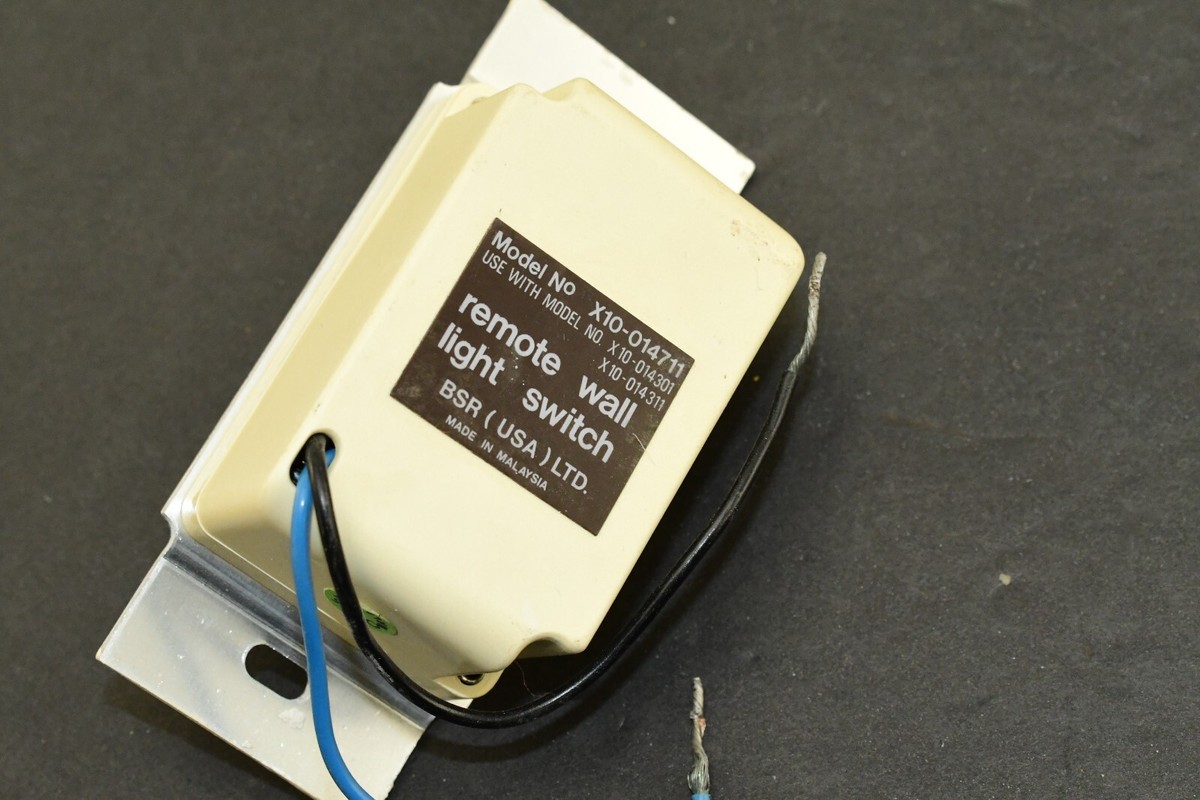 X10 Wireless Light Switch BSR X10 REMOTE Wall Light Switch X10 WS 267