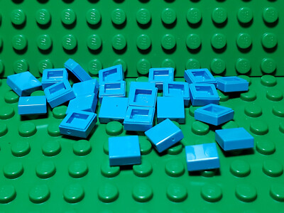 ** 25 CT LOT ** Lego NEW dark azure 1 x 1 tile pieces Lot of 25 | eBay