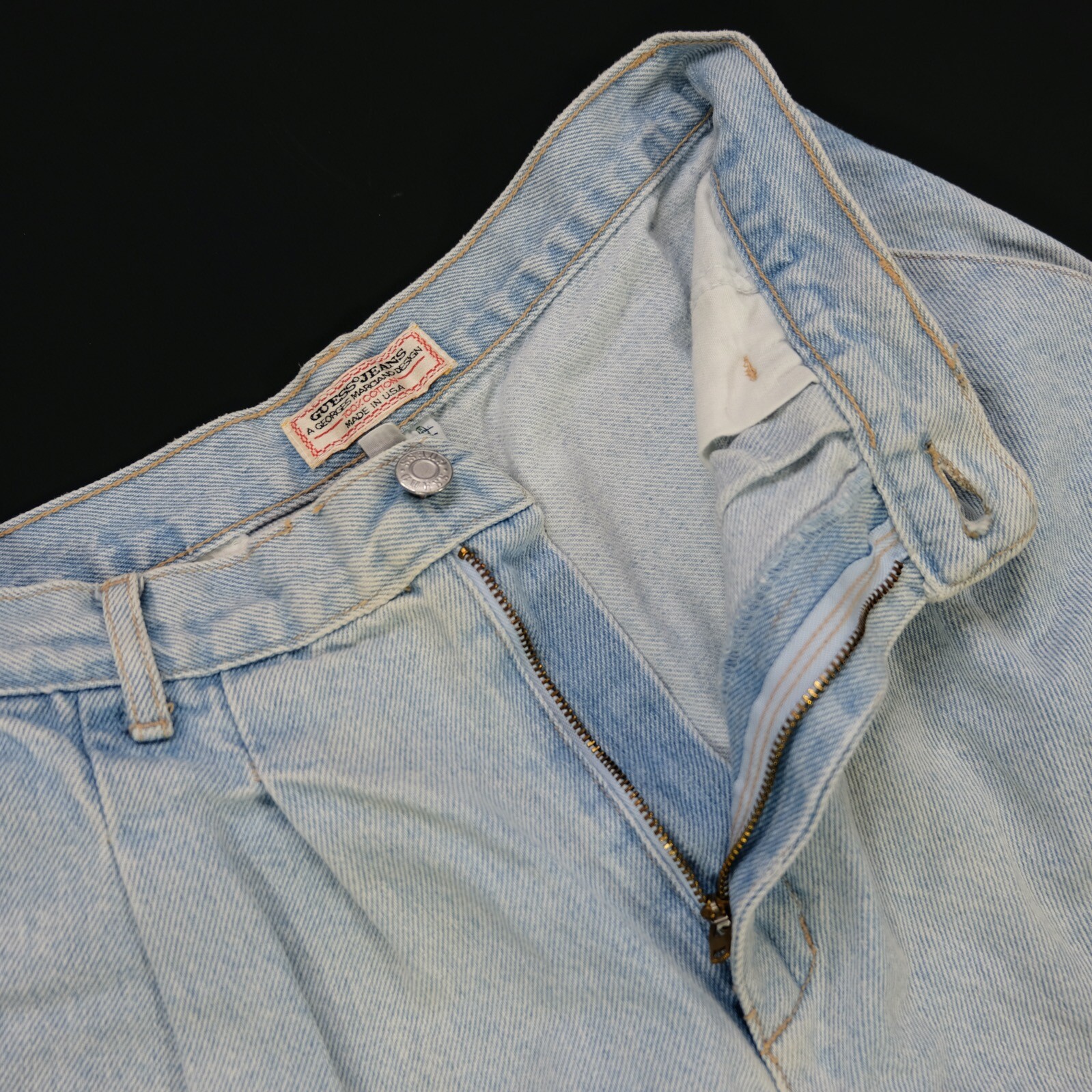 Rare Vintage GUESS Georges Marciano Denim Jean Shorts… - Gem