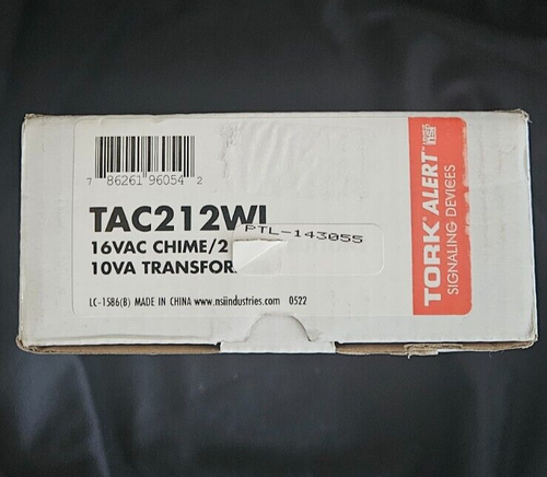 NSI Industries/Tork Doorbell 16VAC Chime/2 Push Buttons 10VA ...