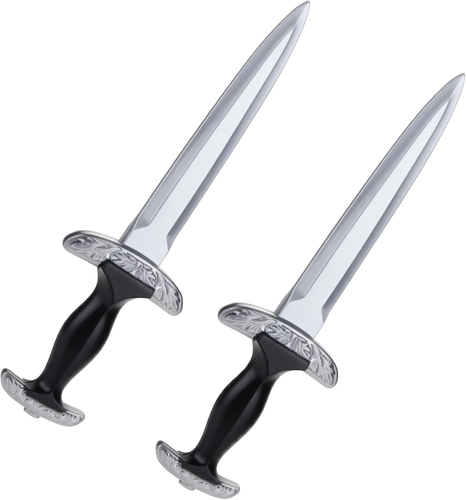 Fake Foam Swords, 14.6" Realistic Dagger Knife Toy Swords for Kids Boys ...
