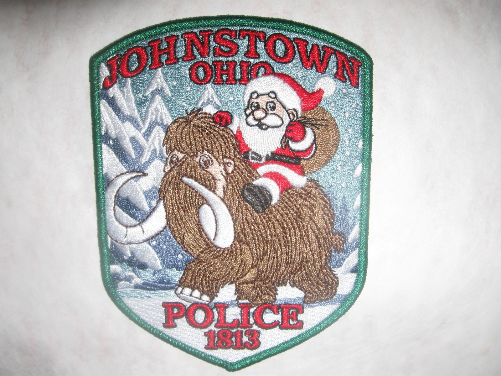 JOHNSTOWN OHIO POLICE PATCH (CHRISTMAS VERSION) | eBay