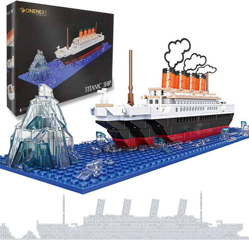 RMS Titanic Model Large Building Block Set 548Pcs 100% Compatible DIY ...
