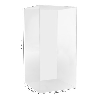 Large Acrylic Display Case Dustproof Clear Box For Action Figures ...