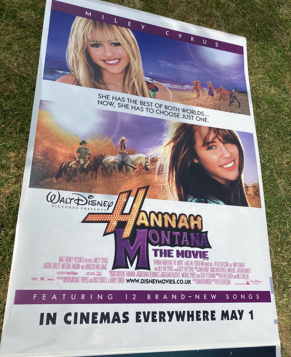 Hannah Montana The Movie Poster HANNAH MONTANA MILEY CYRUS MOVIE