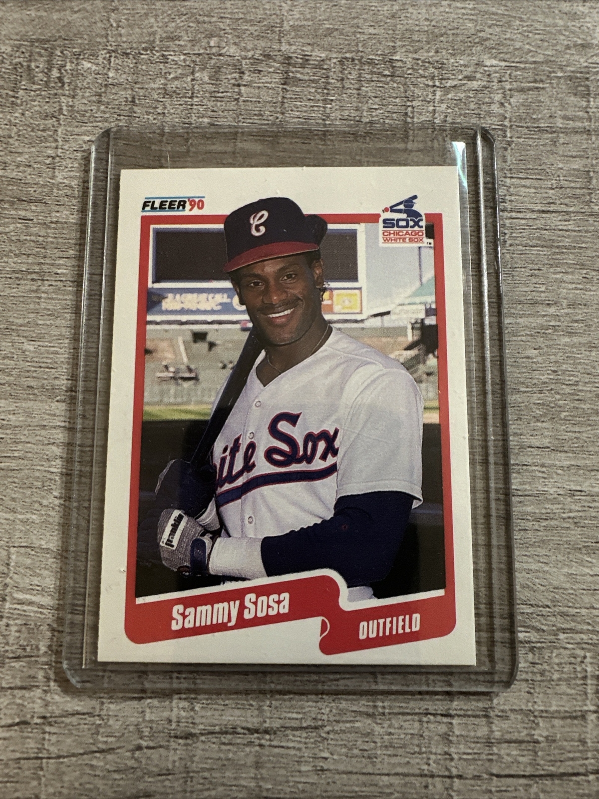 1990 Fleer - #548 Sammy Sosa (RC) ERROR Wrong Birthday DOB | eBay
