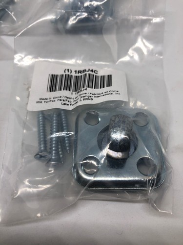 LOT OF 5 Conventional Rotating Eye Hasp, 1-1/2"H x 1-1/2"W Zinc Plated ...