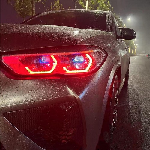 LED Headlight RED DRL Control Module Set For BMW 2019-2021 2022 X5 X6 ...