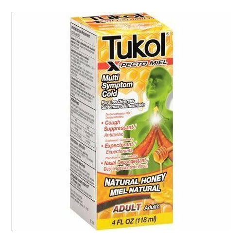 Tukol X-pecto Miel Liquid Multi Symptom Cold Natural Honey for Adult 4 ...