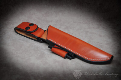 Tops Knives BOB Fieldcraft Custom Leather Bushcraft Sheath - The Relic ...