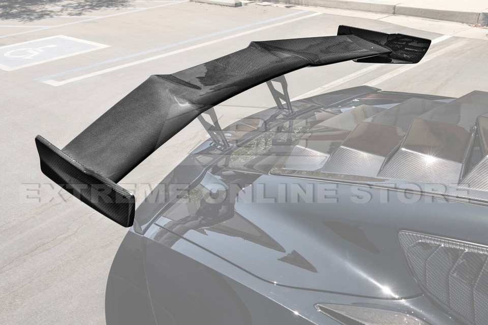 For Corvette C7 ZR1 | Factory Extended Carbon Fiber Rear Upper Wing ...
