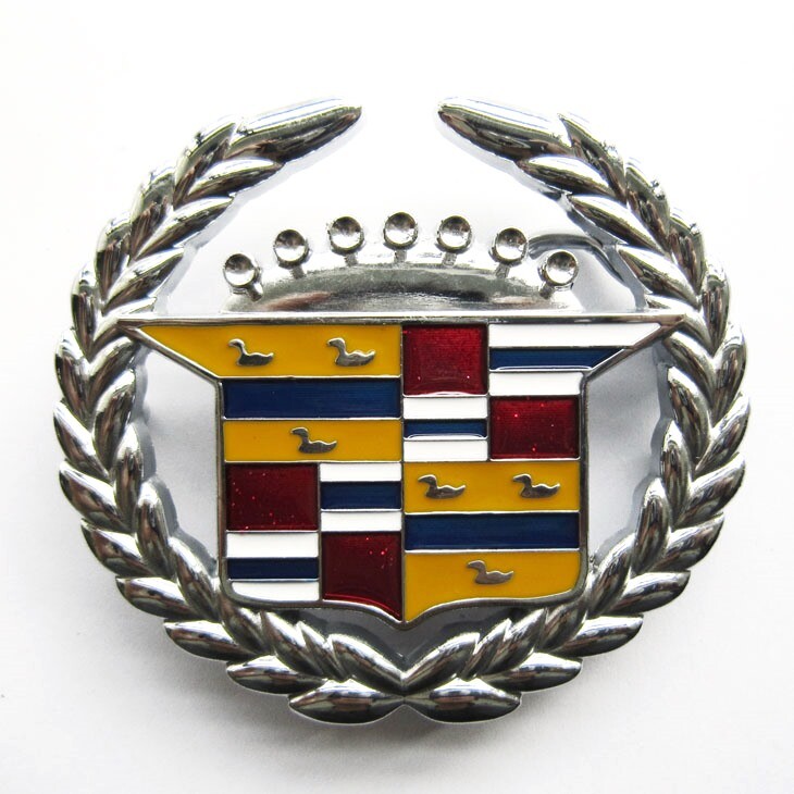 Caddy Style Emblem bright silver auto removable BELT BUCKLE - BP133 ...