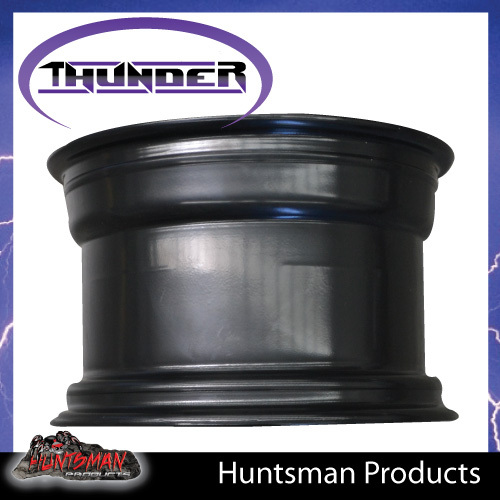 16x10 6 Stud Black Thunder Steel Wheel Rim -44 Offset. 6/139.7suit ...