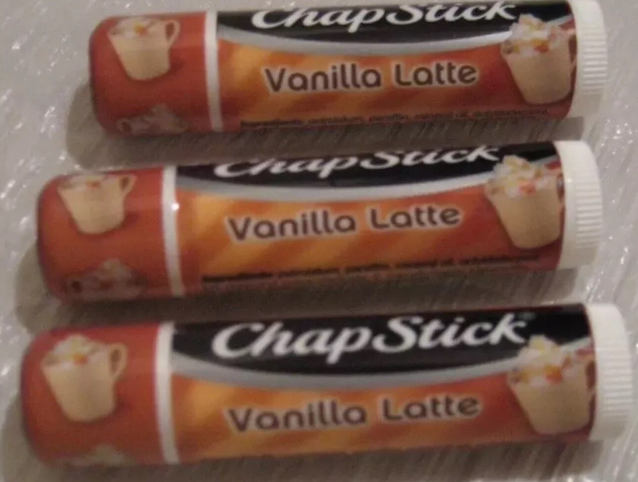 CHAPSTICK vanilla latte 3 each, brand new/sealed | eBay