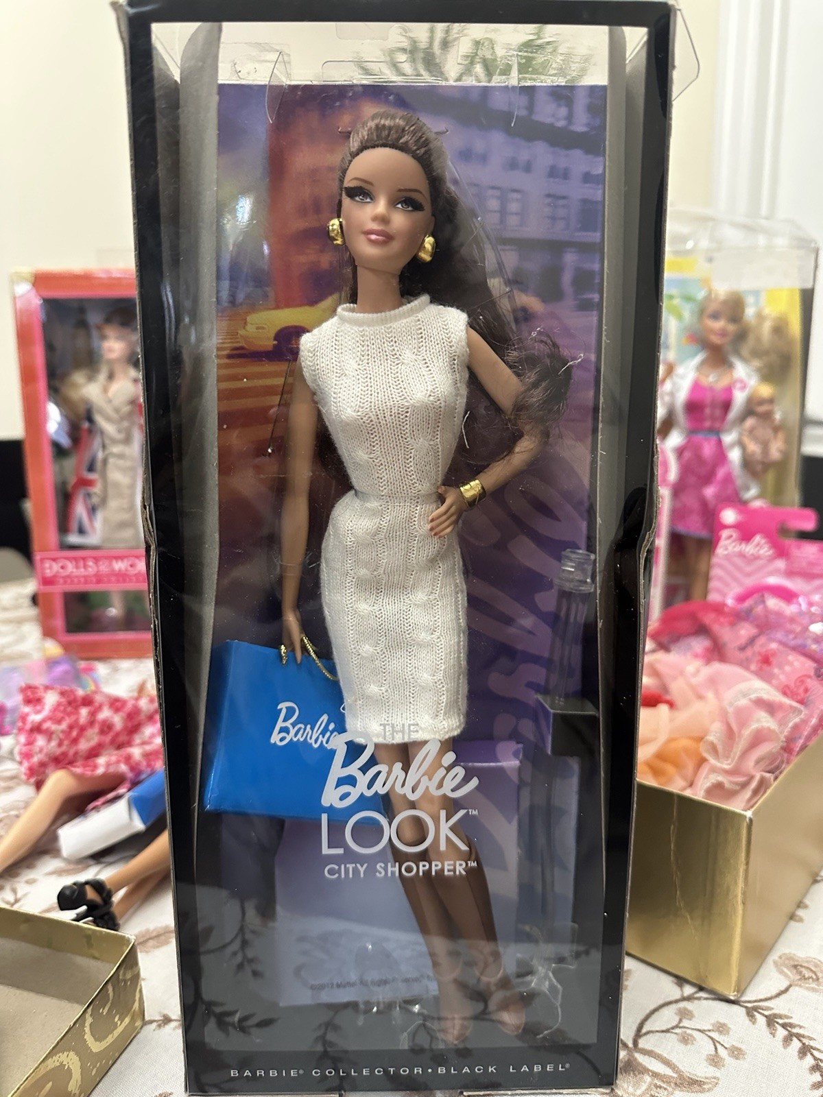 Barbie Collector Black Label City Shopper 12" Doll Brown Hair ...