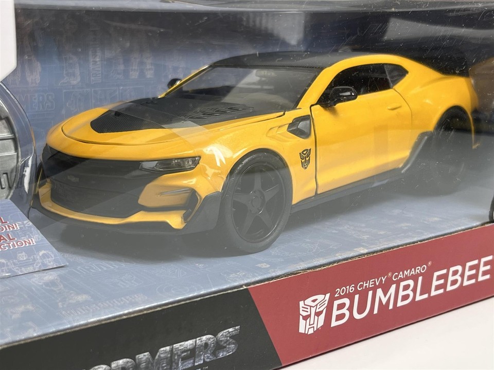 Transformers 2016 Chevy Camaro Bumble Bee with Coin 1:24 Jada 253115002 | eBay