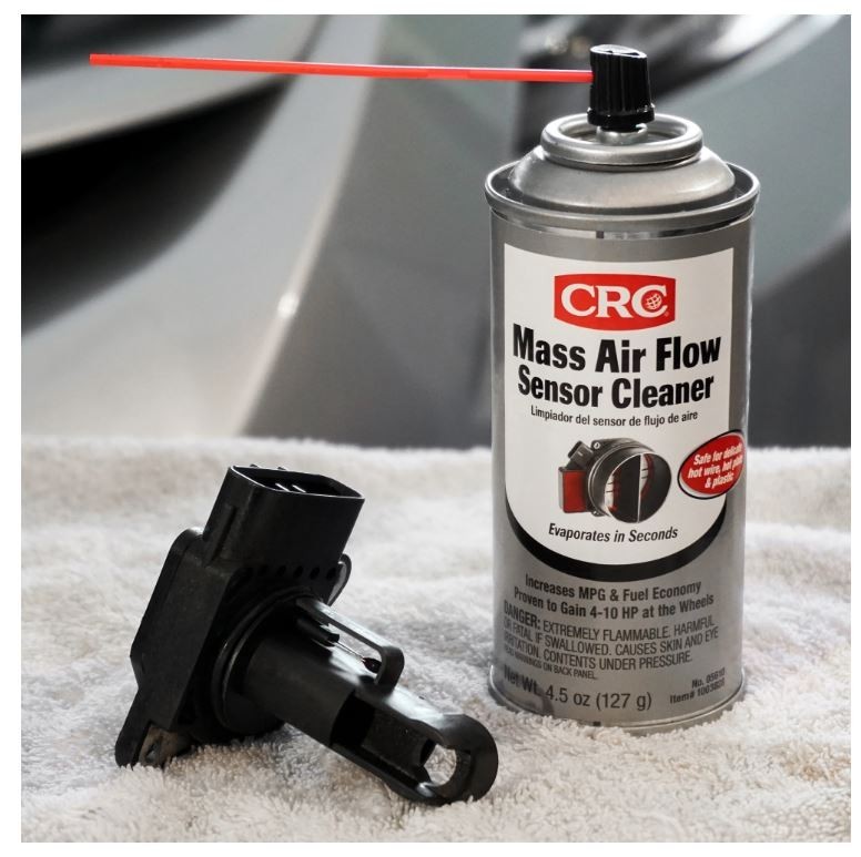 CRC 05111 MAF Mass Air Flow Sensor & Throttle Body Intake Cleaner Twin ...