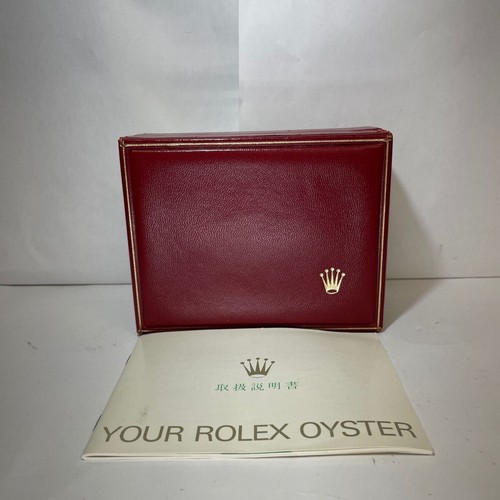 Rolex Empty Watch Box Inner Women'S Red Wooden Datejust 14.00.02 Pillow ...