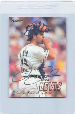 1997 Fleer #131 Jesse Levis Brewers Signed Auto *K1442 | eBay