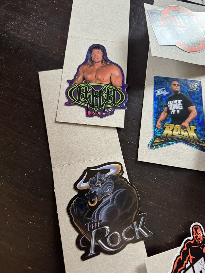 Rare Vintage 2001 World Wrestling WWF Prismatic Vending Machine Sticker ...