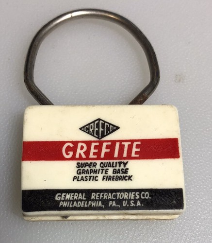 Grefco Minerals Graphite Philadelphia PA General Refractories Keychain ...