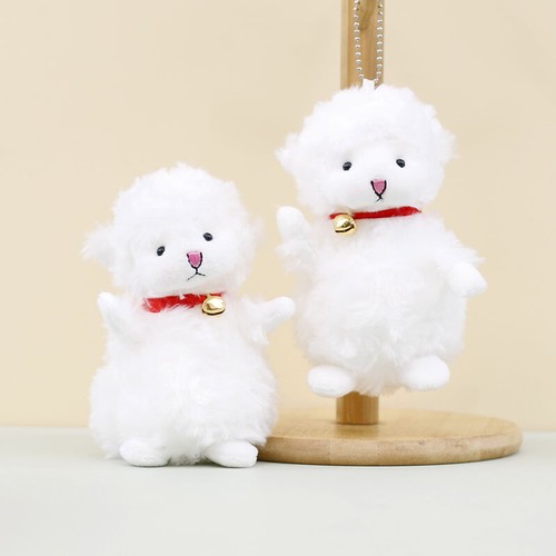 Lovable Plush Sheep Keychain Able Short Plush Lamb Toy With Pp Cotton ...