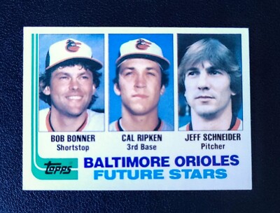 Cal Ripken Jr. Baltimore Orioles 1982 Topps #21 Future Stars Rookie ...