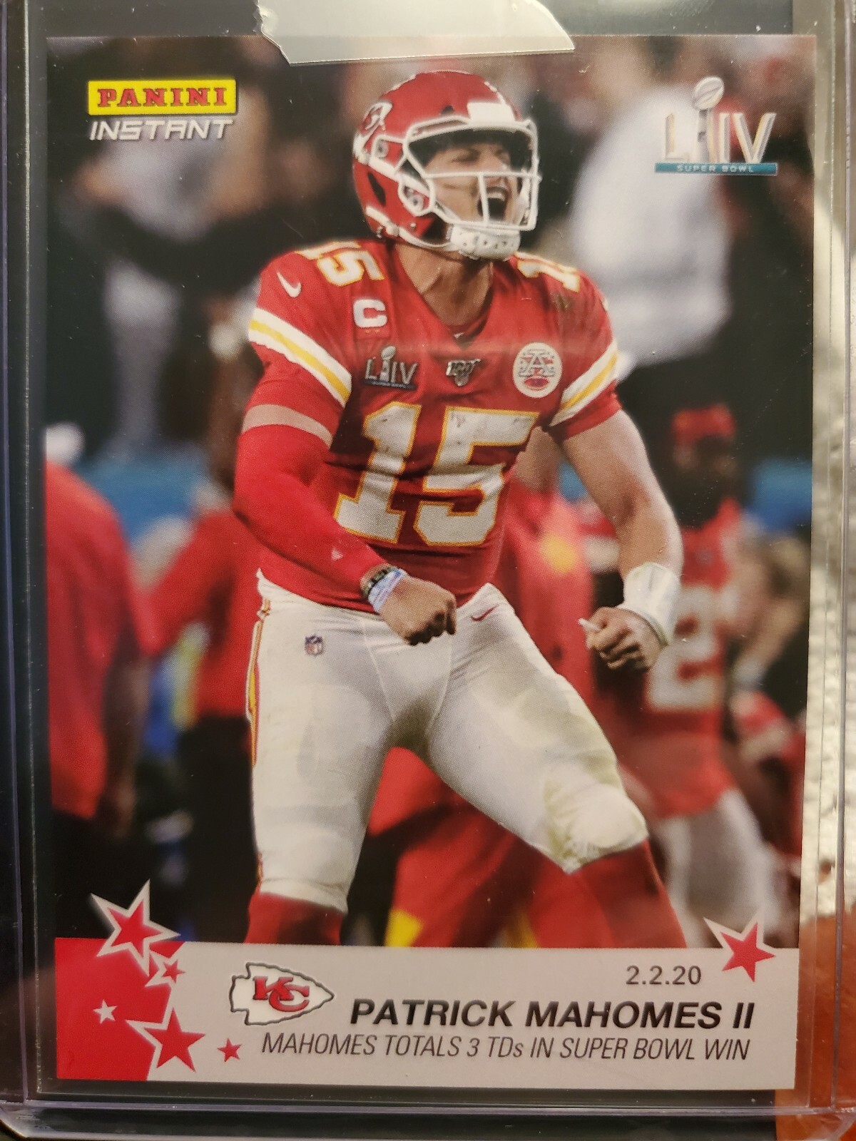 2019-20 PANINI INSTANT PATRICK MAHOMES #/480 🔥 SSP SUPER BOWL MVP!Non ...