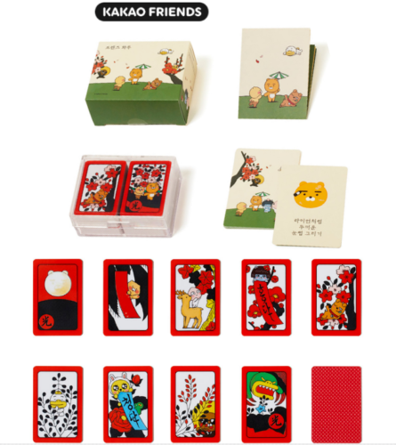 KAKAO Friends Korean Card Game Hwatoo Hwatu Korean Playing Cards Gostop ...