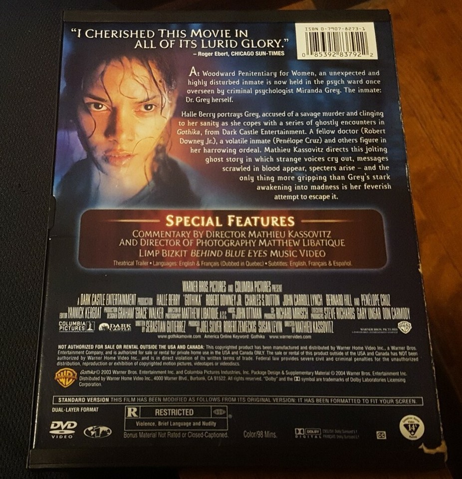 Gothika (DVD, 2004, Full-Screen) 85392837922| eBay