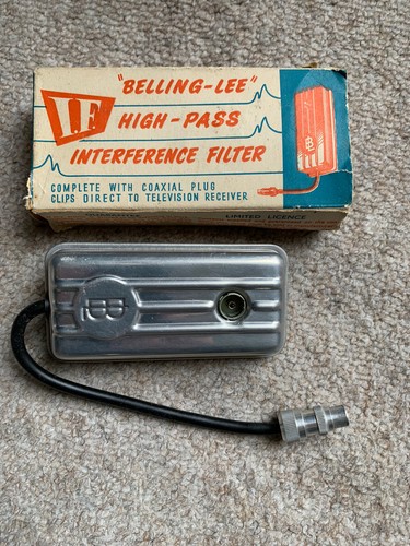 Belling Lee High-Pass Interference Filter Vintage with box | eBay