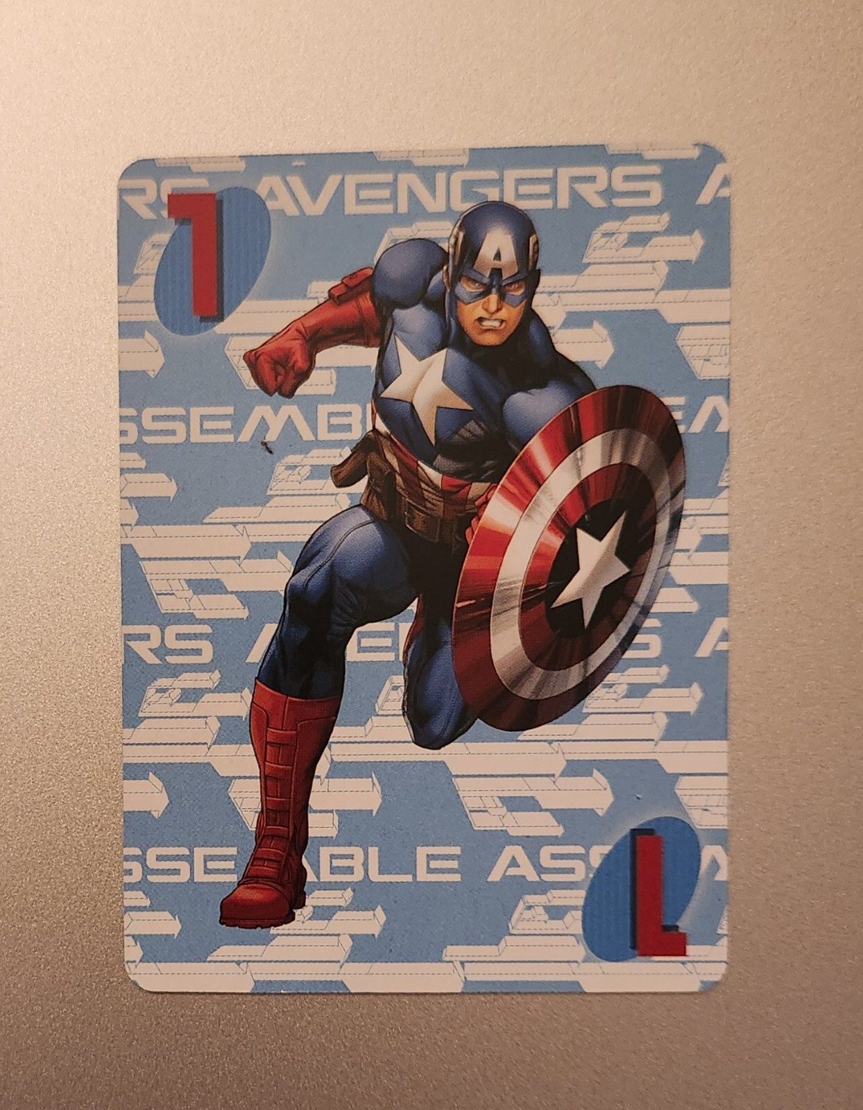 CAPTAIN AMERICA Marvel Avengers Assemble Superhero Playing Card RUMMY ...