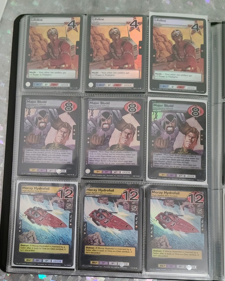WoTC 2004 GI Joe TCG * Choose Your Card * Rare * Foil * Misprint | eBay