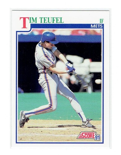1991 Score Tim Teufel New York Mets #427 | eBay
