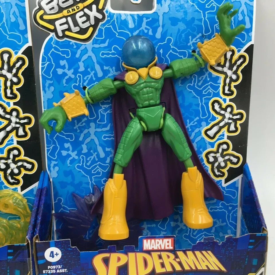 Lot of 2 Bend & Flex Marvel GREEN GOBLIN & MYSTERIO Bendable Action ...