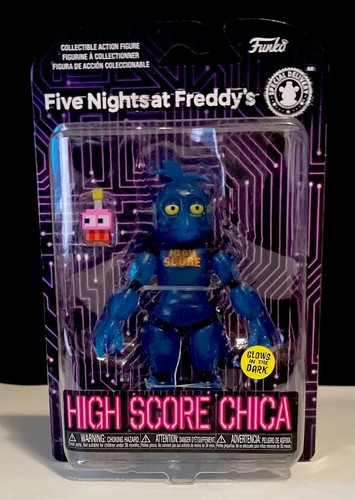 Funko Five Nights At Freddys -HIGH SCORE CHICA -Action Figure Glow In ...