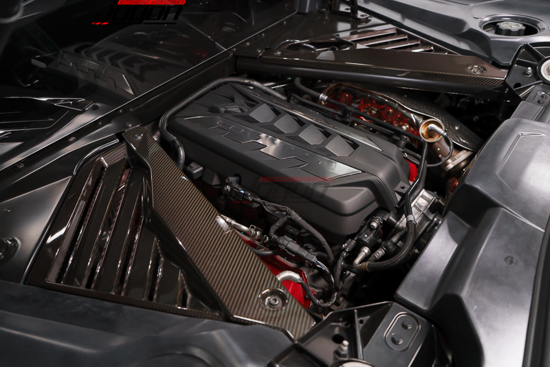 Carbon Engine Appearance Side Covers For Corvette C8 Z06 Coupe Z51 ...