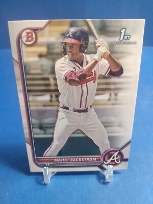 2022 1ST BOWMAN MAHKI BACKSTROM BP-121 ATLANTA BRAVES | eBay