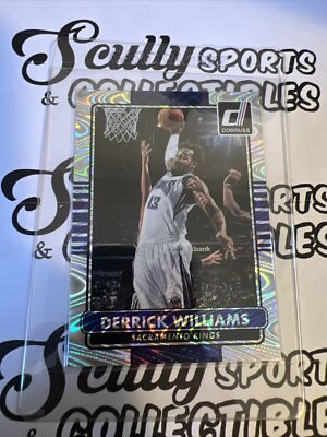 Derrick Williams NBA Silver Wave Refractor 2015 Donruss Sacremento ...