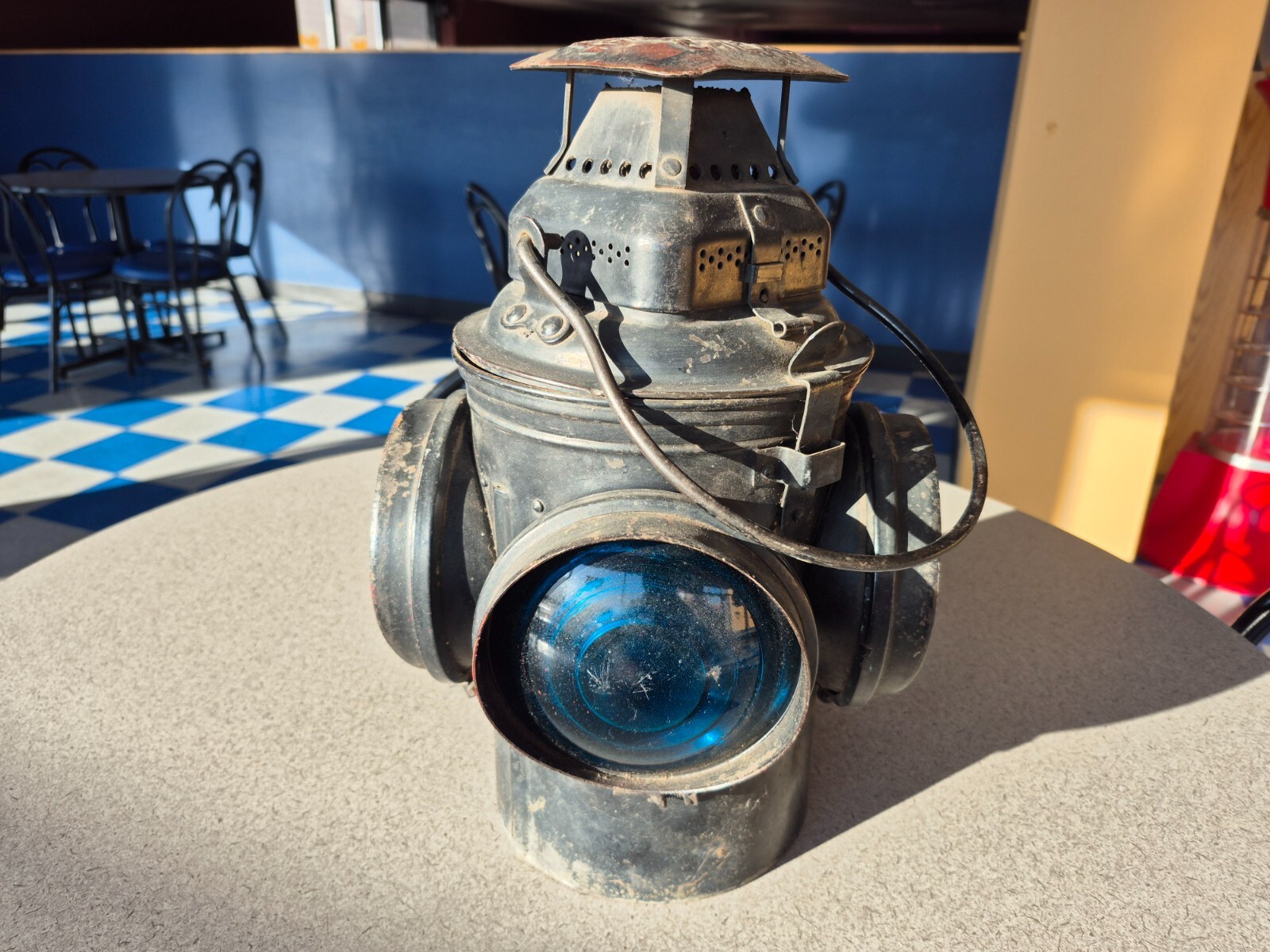 Rare Antique Vintage Adlake Non Sweating Lantern Railroad Lamp Very ...