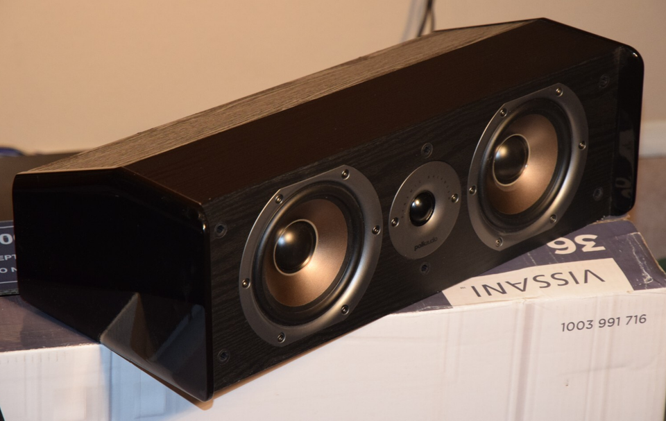 POLK AUDIO CS10 CENTER CHANNEL SPEAKER 20" wide | eBay