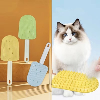Double-sided Pet Cleaning Brush Hanging Hole Cats Hair Scraper Kitten ...