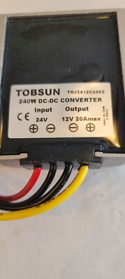 Tobsun THJ364812C240Z DC Converter 24V In 12V Out 240W Replacement Unit Open Box | eBay