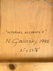 Norman Galinsky’s Signed Listed abstract geometric art Original ...