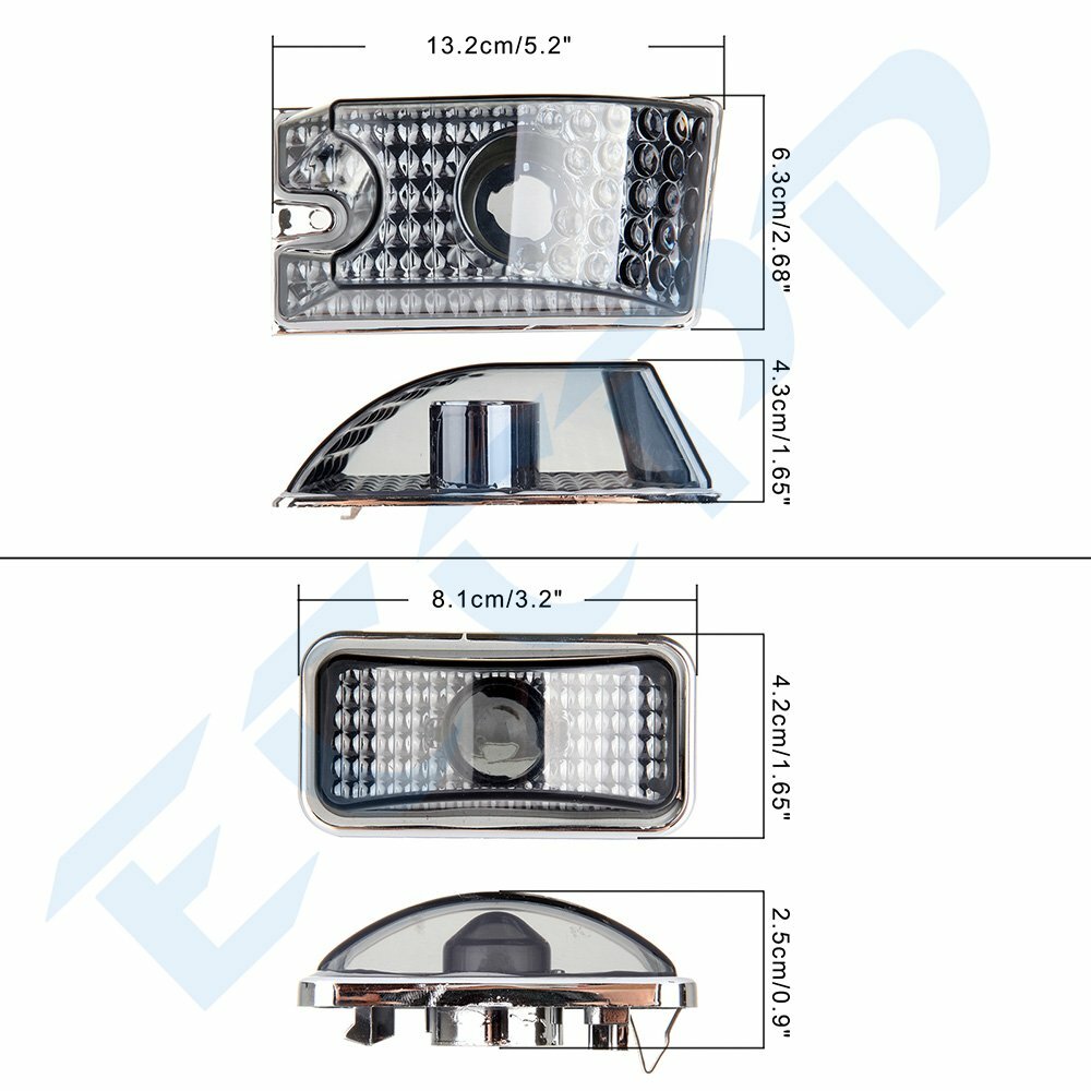 5pc Smoke Cab Marker Roof Running Top Lights w/Bulbs for Hummer H2 SUV ...