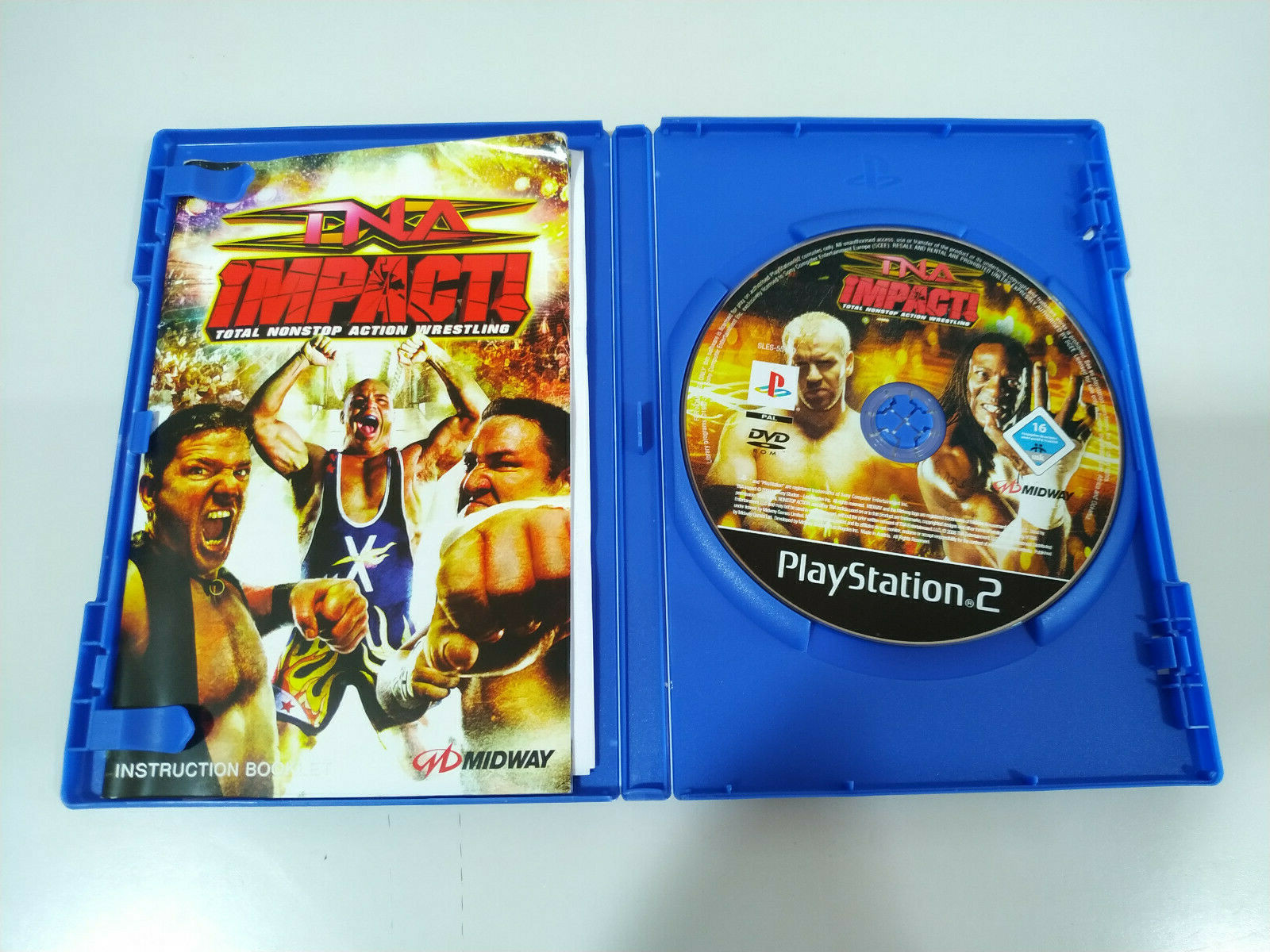 TNA Impact! TOTAL NONSTOP ACTION WRESTLING - Playstation 2 Game For PS2 ...