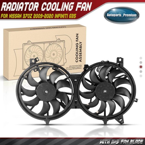 Radiator Cooling Fan with Controller Assembly for Nissan 370Z INFINITI ...